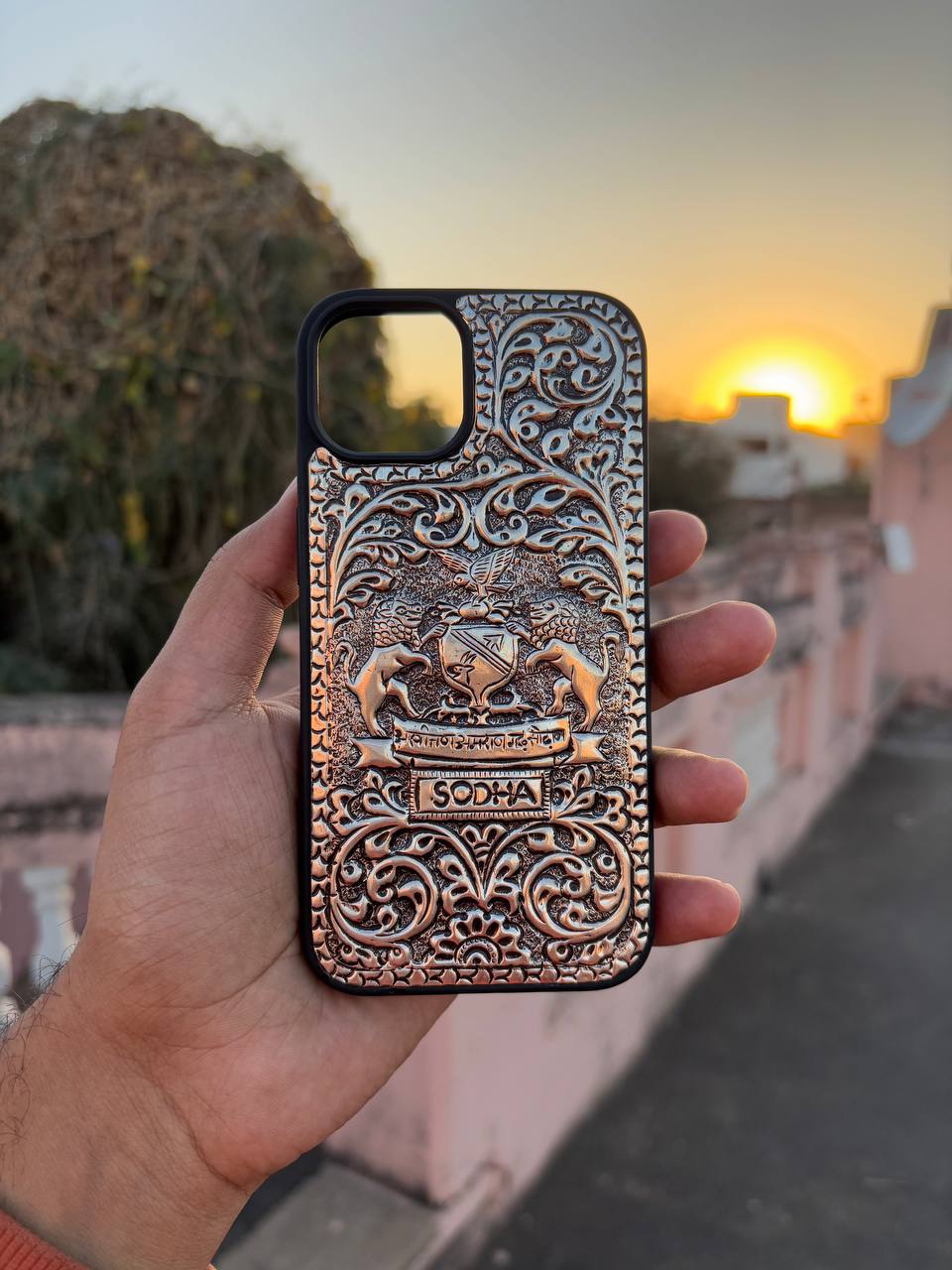 Royal Sodha Silver Phone Case – Silverkaari